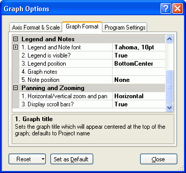 Using the Graph Control