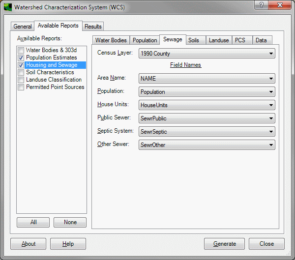 Watershed Characterization System (WCS)